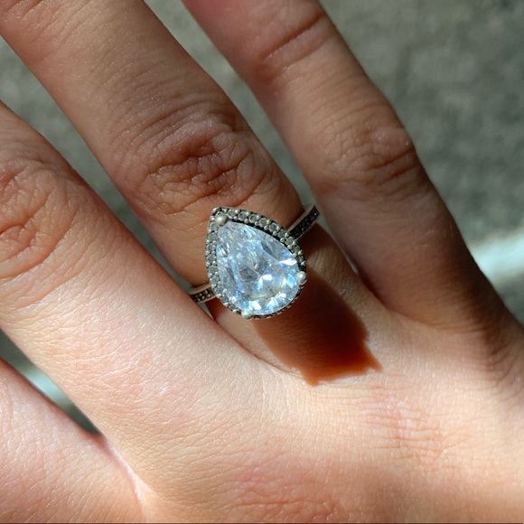Pandora | Jewelry | Pandora Pear Shaped Ring | Poshmark